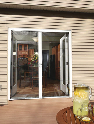 Cool Double Retractable Screen Door – US Privacy Screens LLC